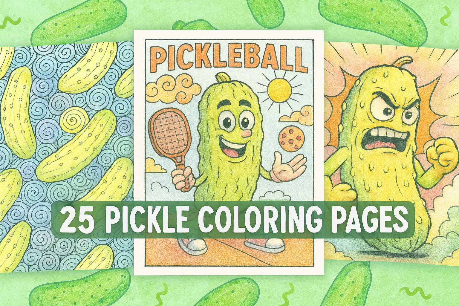 25 Free Pickle Coloring Pages (Printable PDFs) | Coloring.co