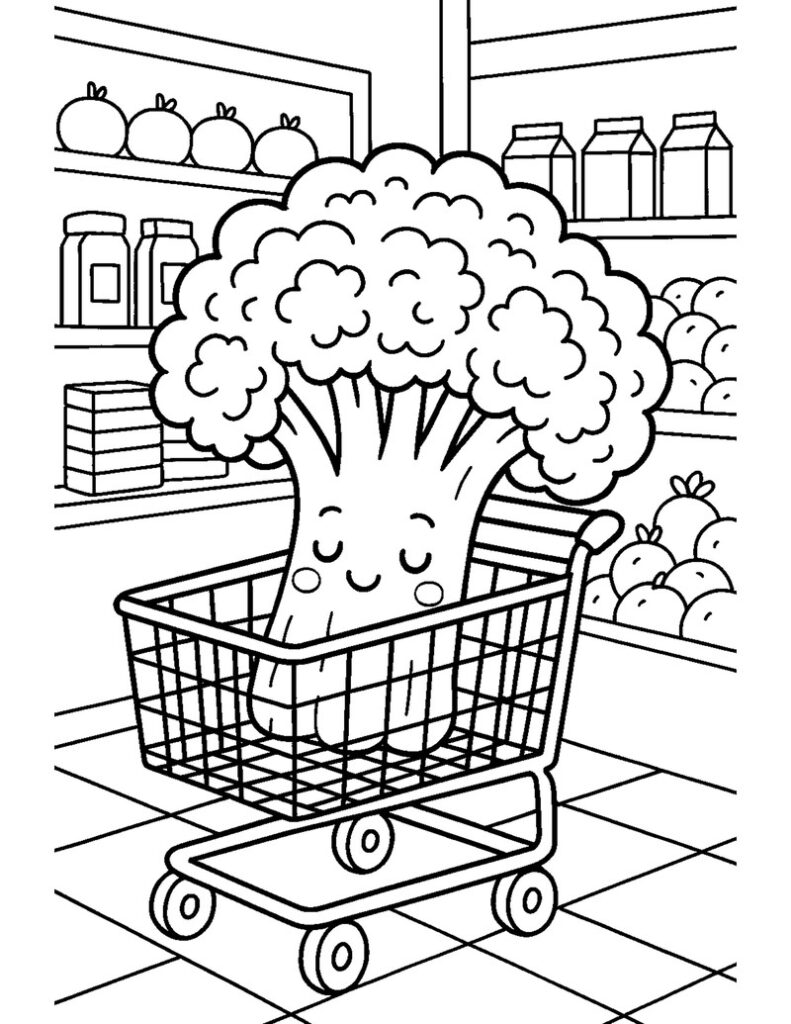 23 Free Broccoli Coloring Pages (Printable PDFs) | Coloring.co