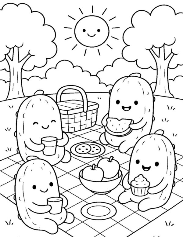 25 Free Pickle Coloring Pages (Printable PDFs) | Coloring.co