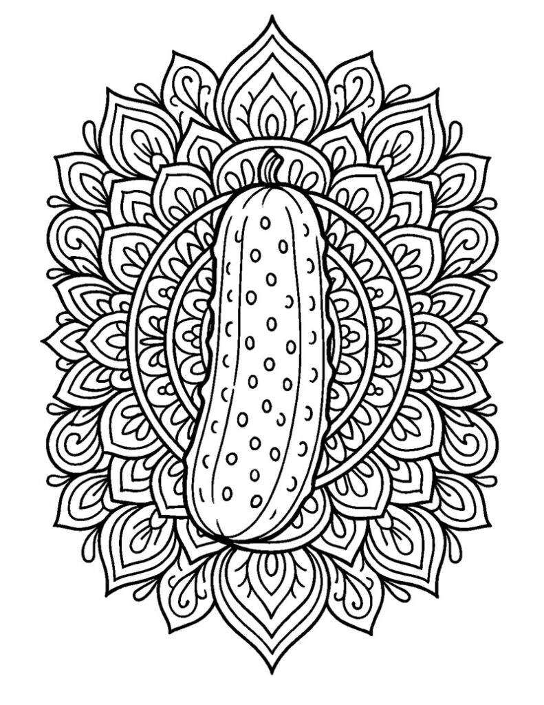 25 Free Pickle Coloring Pages (Printable PDFs) | Coloring.co