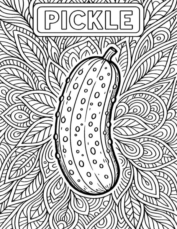 25 Free Pickle Coloring Pages (Printable PDFs) | Coloring.co