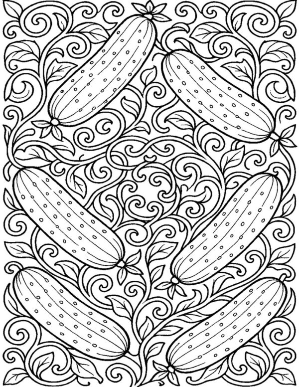25 Free Pickle Coloring Pages (Printable PDFs) | Coloring.co