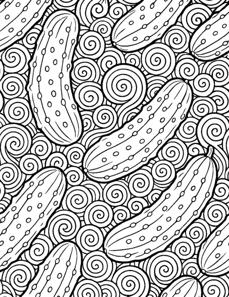 25 Free Pickle Coloring Pages (Printable PDFs) | Coloring.co