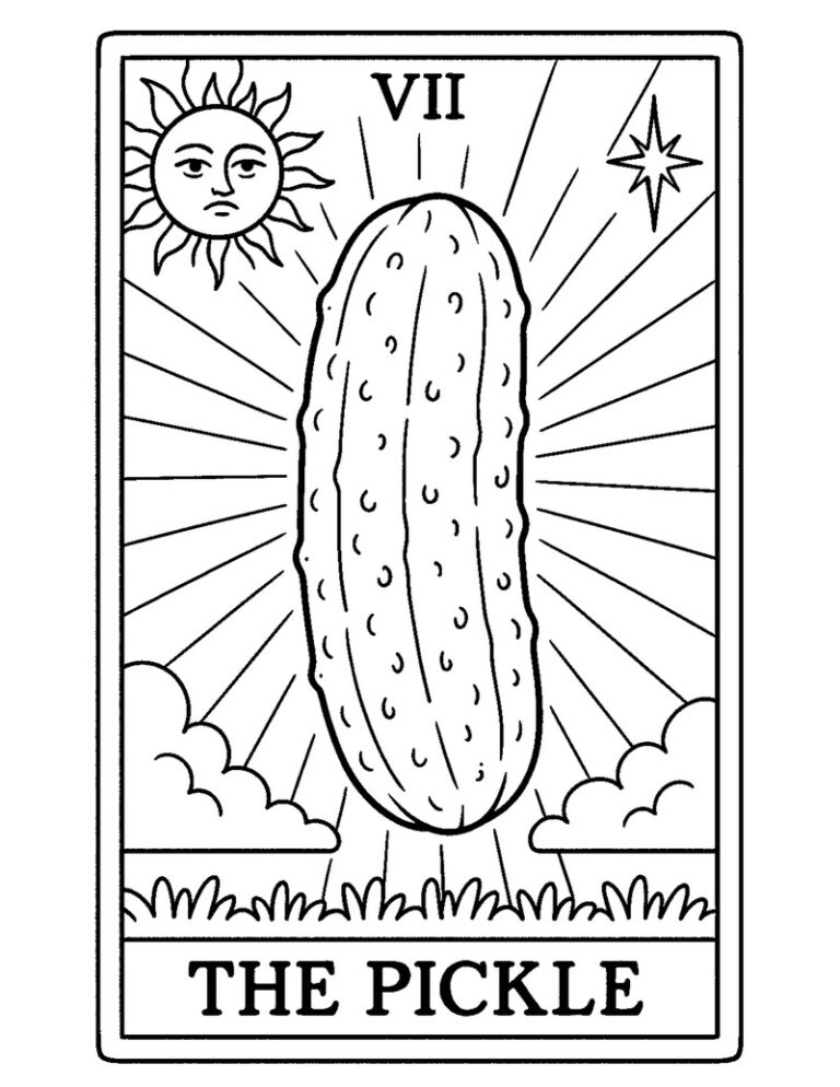 25 Free Pickle Coloring Pages (Printable PDFs) | Coloring.co