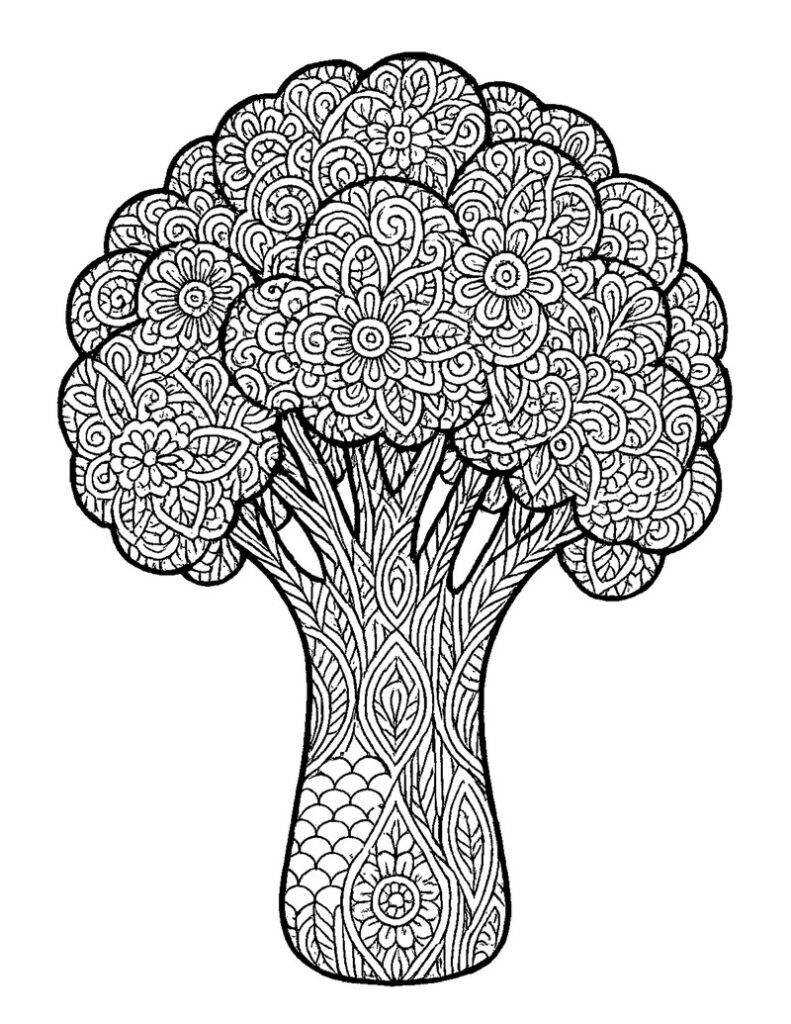 23 Free Printable Broccoli Coloring Pages (PDF Downloads) | Coloring.co