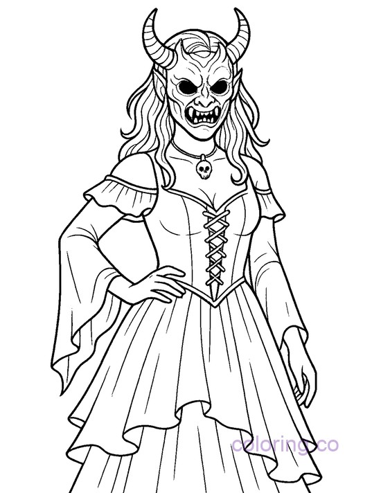107 Free Halloween Costume Coloring Pages (Printable PDFs) | Coloring.co
