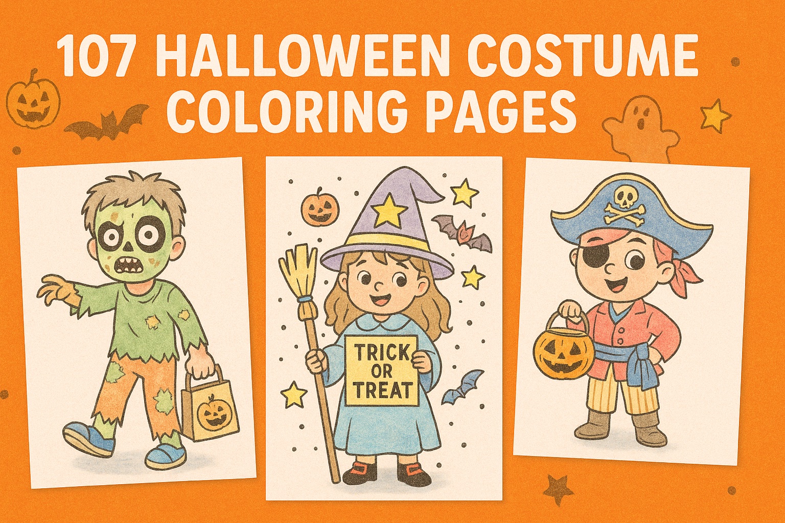 107 Free Halloween Costume Coloring Pages (Printable PDFs) | Coloring.co