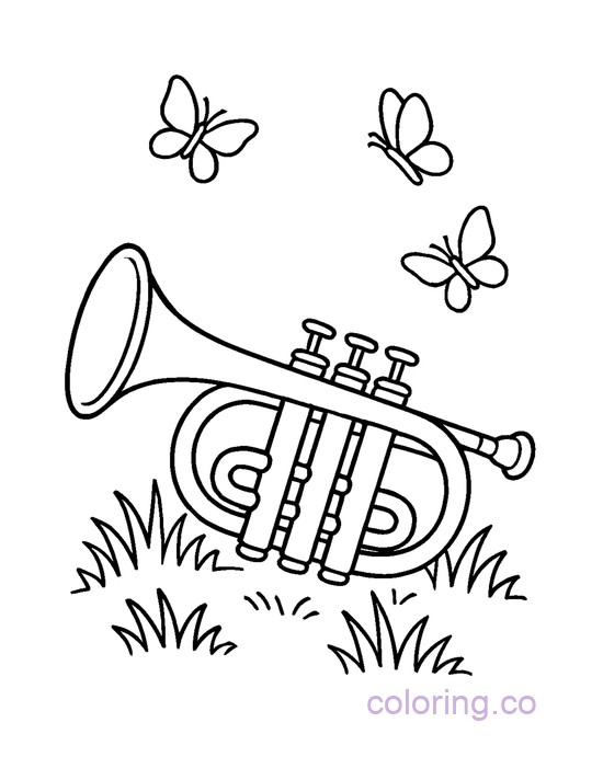 48 Free Trumpet Coloring Pages (Printable PDFs) | Coloring.co