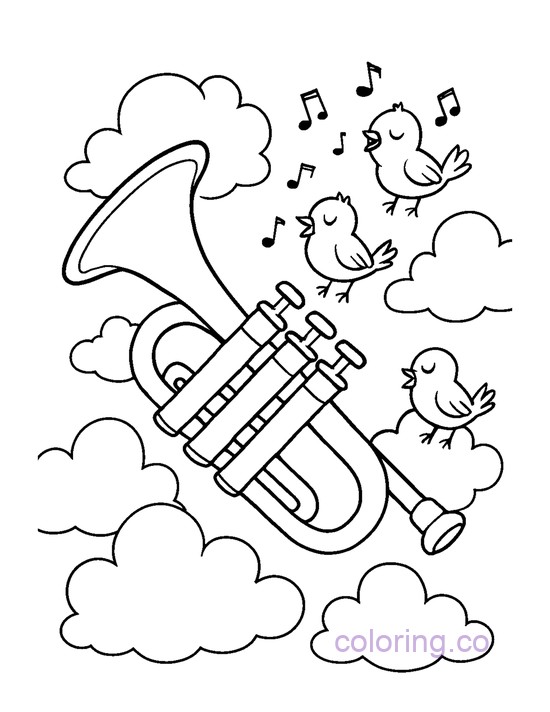 48 Free Trumpet Coloring Pages (Printable PDFs) | Coloring.co