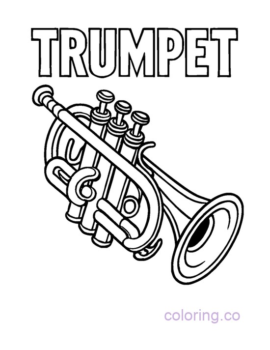 48 Free Trumpet Coloring Pages (Printable PDFs) | Coloring.co