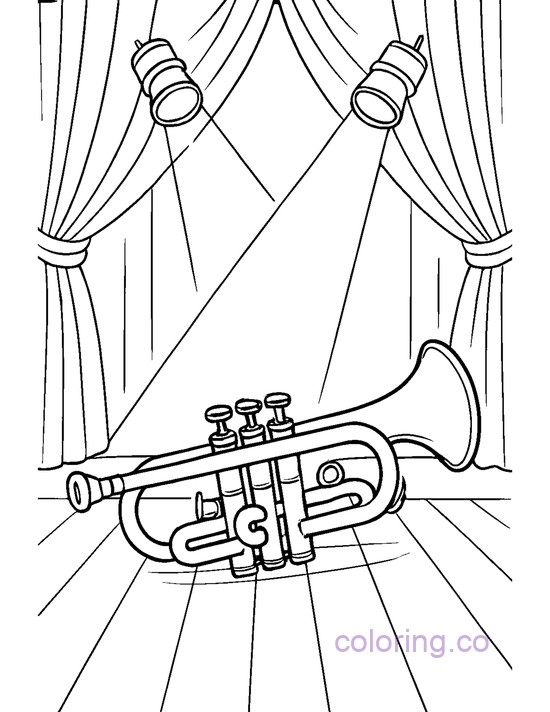 48 Free Trumpet Coloring Pages (Printable PDFs) | Coloring.co