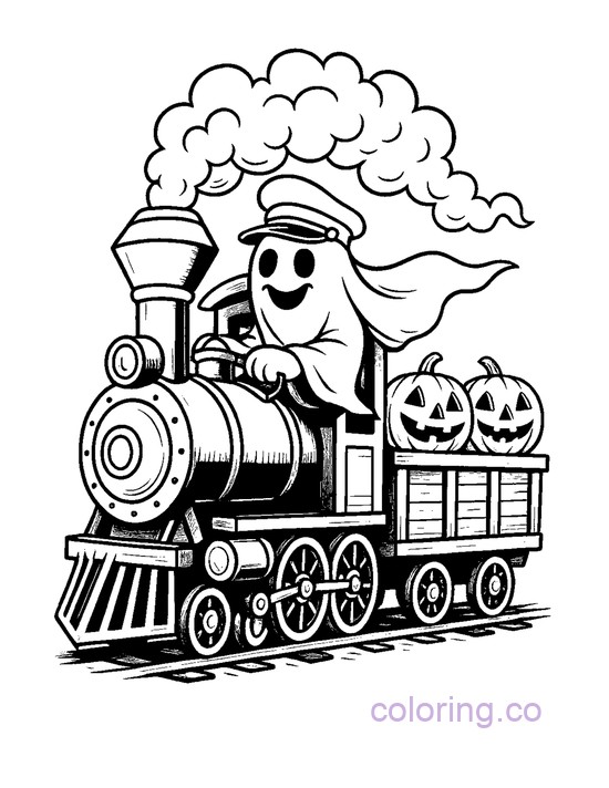 113 Free Ghost Coloring Pages (Printable PDFs) | Coloring.co