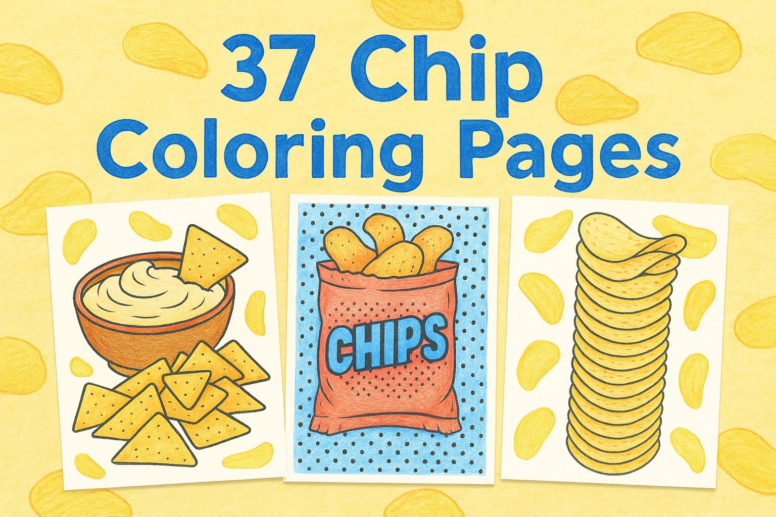 37 Free Chips Coloring Pages (Printable PDFs) | Coloring.co