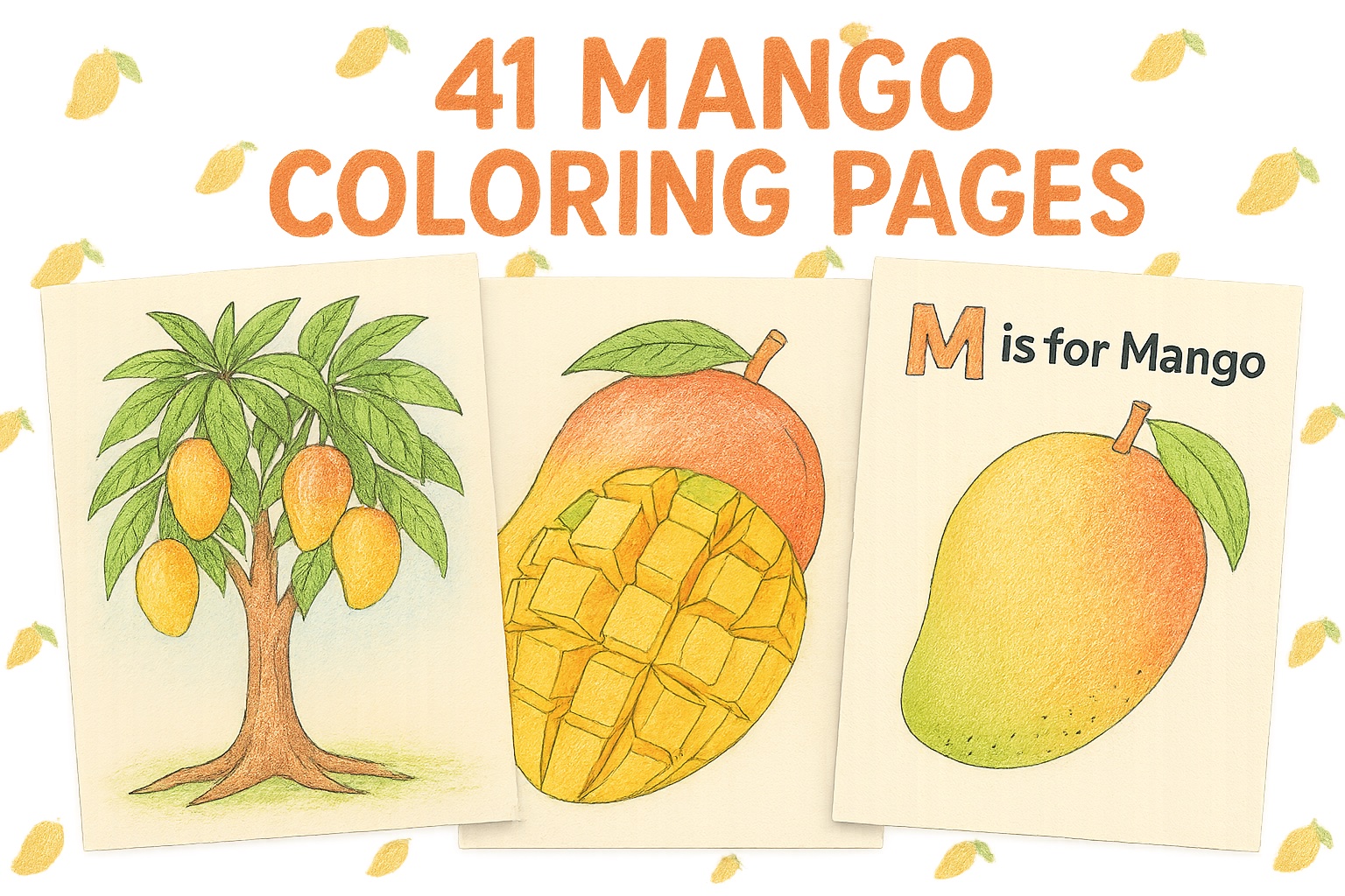 41 Free Mango Coloring Pages Printable Pdfs Coloring Co