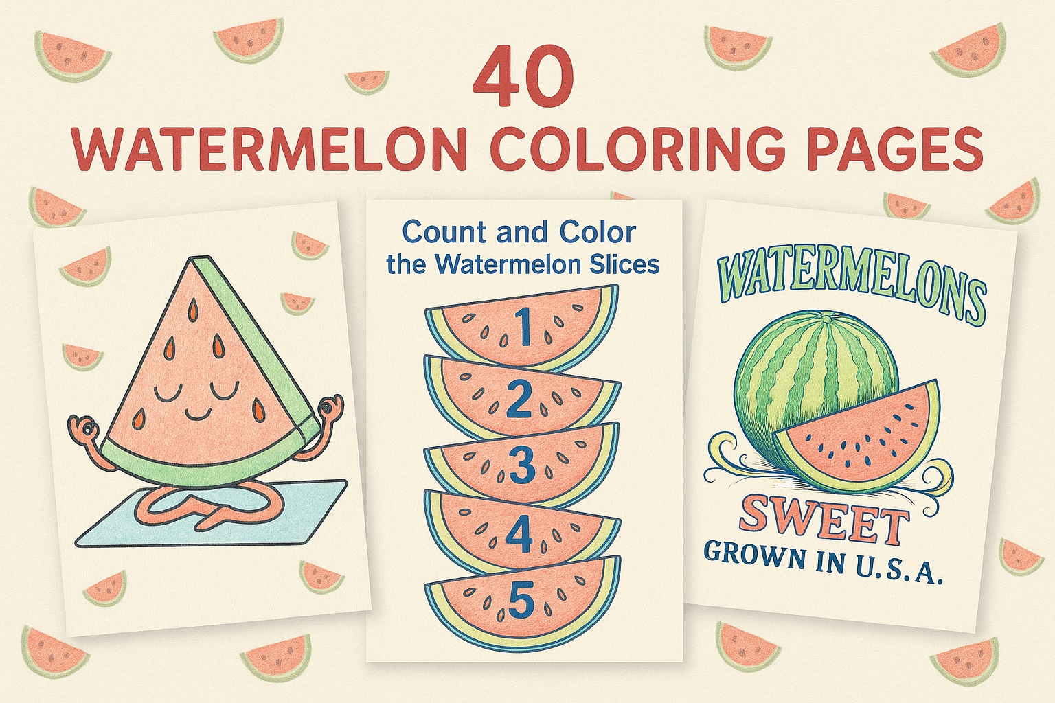 40 Free Watermelon Coloring Pages (Printable PDFs) | Coloring.co