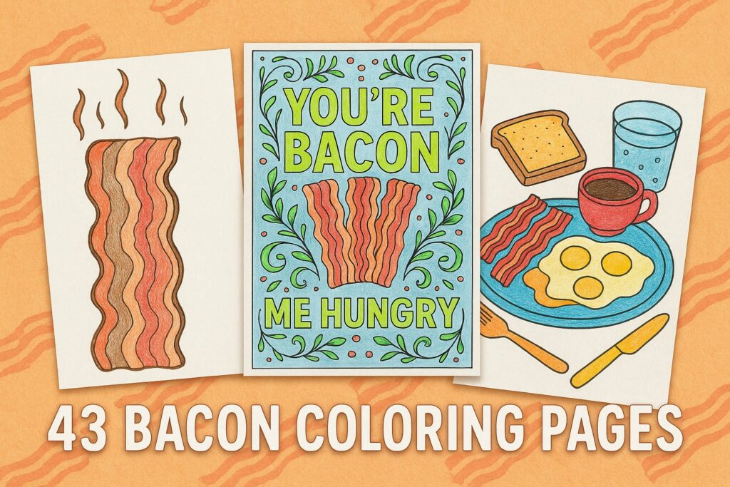 43 Free Bacon Coloring Pages (Printable PDFs) | Coloring.co