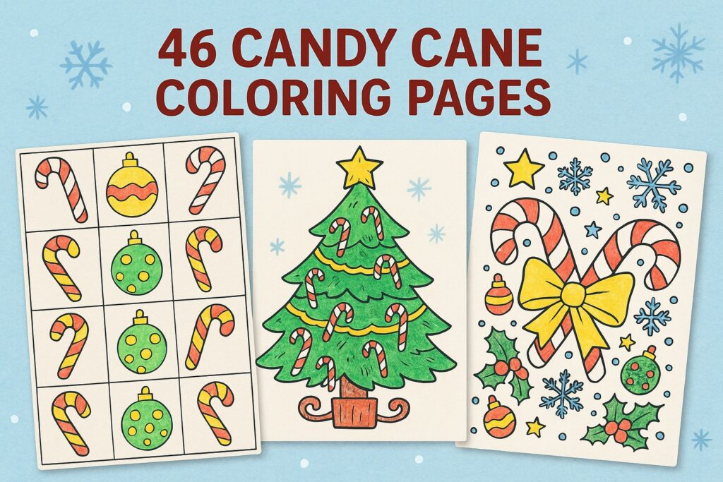 46 Free Candy Cane Coloring Pages (Printable PDFs) | Coloring.co