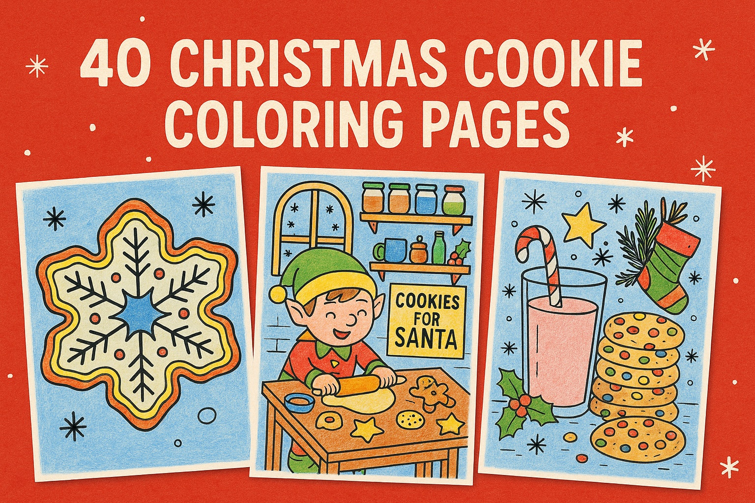 40 Free Christmas Cookie Coloring Pages (Printable PDFs) | Coloring.co