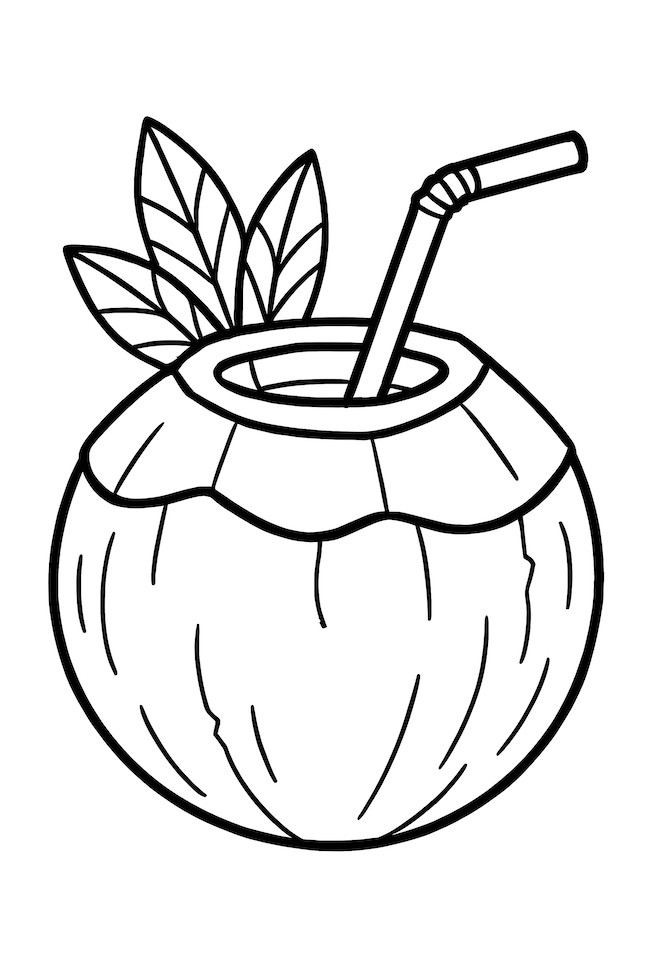 52 Free Coconut Coloring Pages (Printable PDFs) | Coloring.co