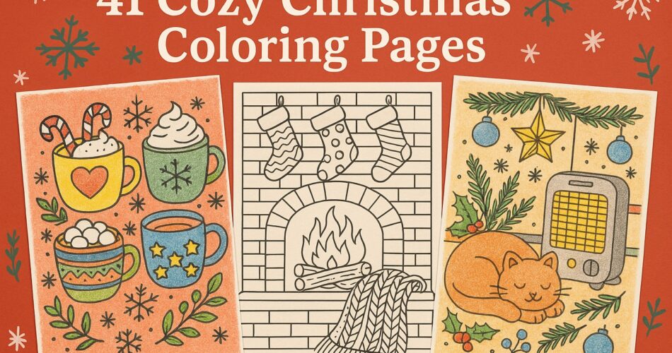 41 Free Cozy Christmas Coloring Pages (Printable PDFs) | Coloring.co