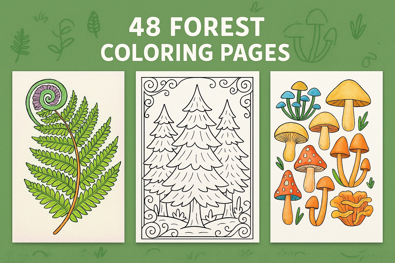 48 Free Forest Coloring Pages (Printable PDFs) | Coloring.co