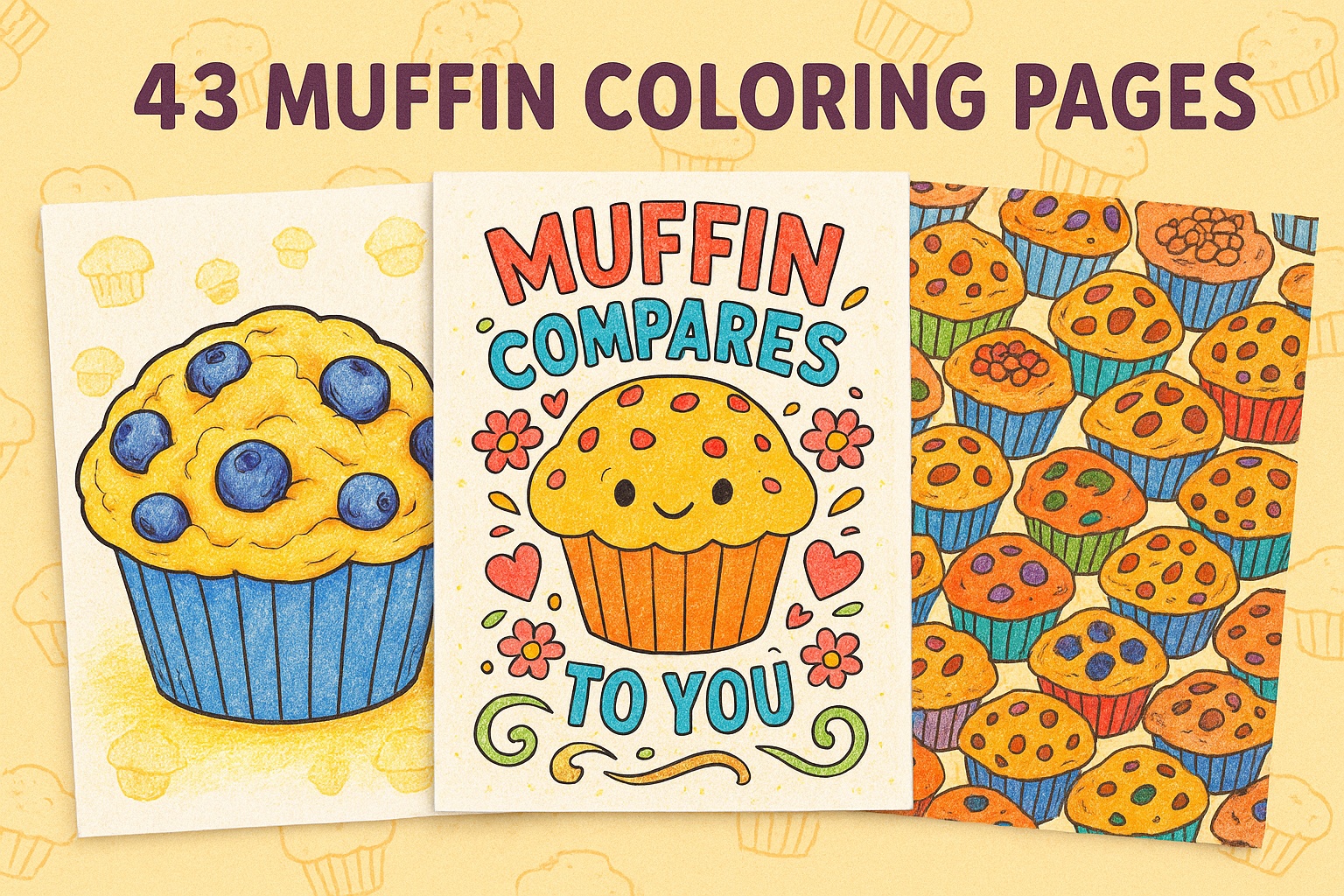 43 Free Muffin Coloring Pages (Printable PDFs) | Coloring.co